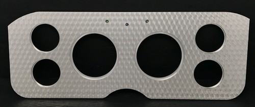 1955 1956 1957 1956 1959 GMC 6 Gauge Dash Insert Engine Turned Billet ...