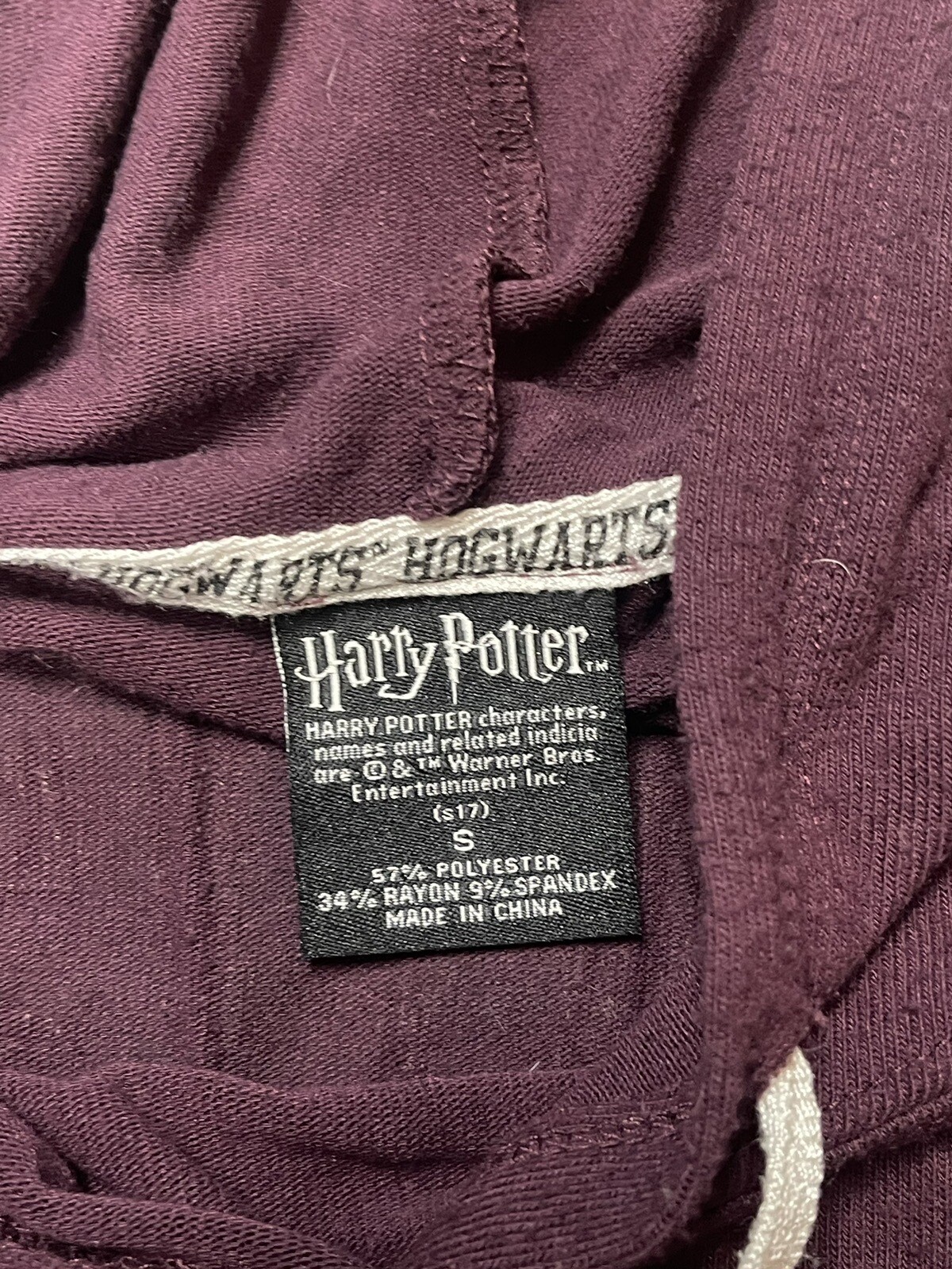 Harry Potter Hogwarts Maroon 2-Sided Pullover Hoodie … - Gem