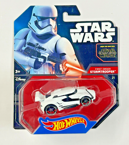 Hot Wheels Star Wars Vehicle First Order Stormtrooper Character Car Toy ...
