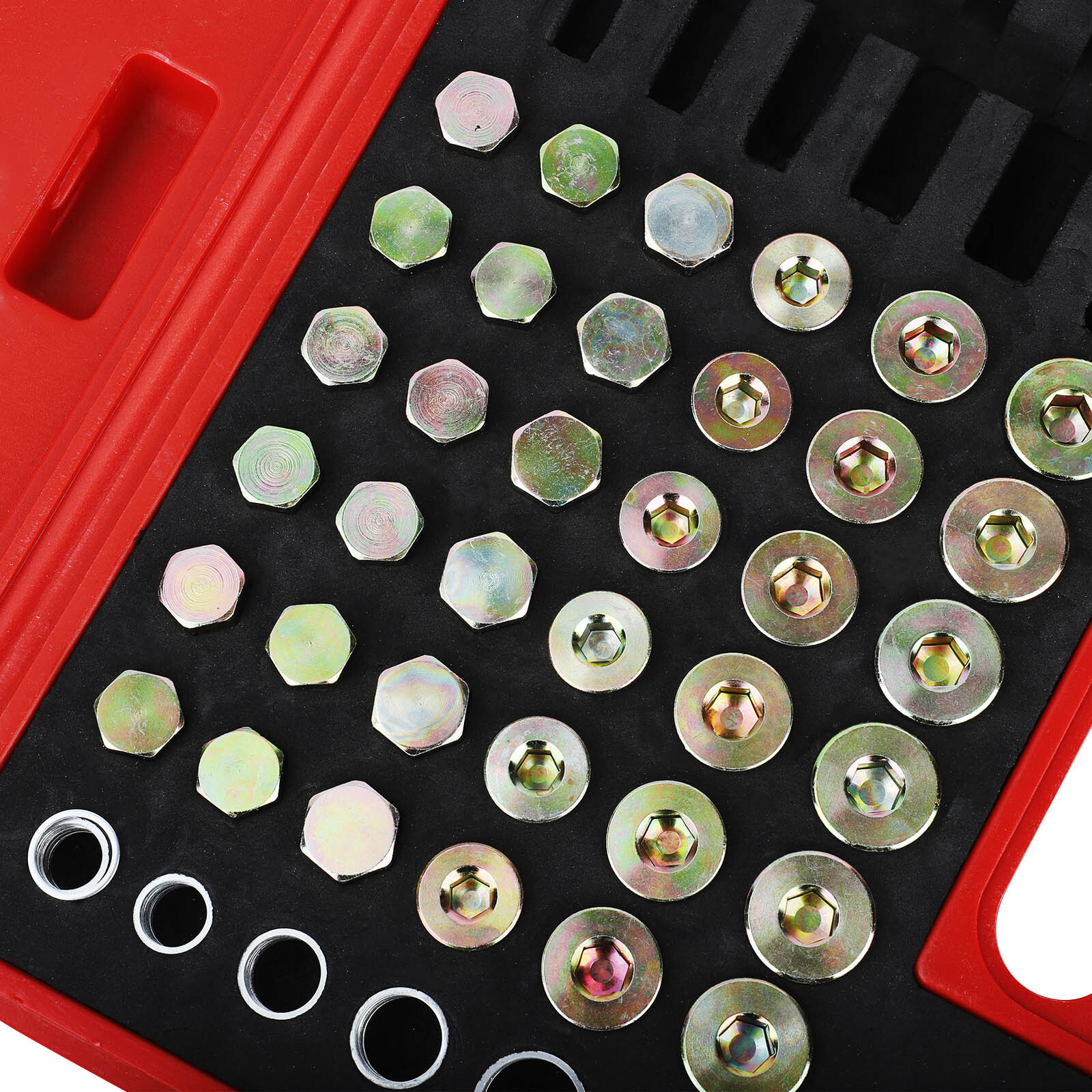114pc Oil Pan Thread Sump Repair Kit Gearbox Drain Plug Tool Set M13 ...