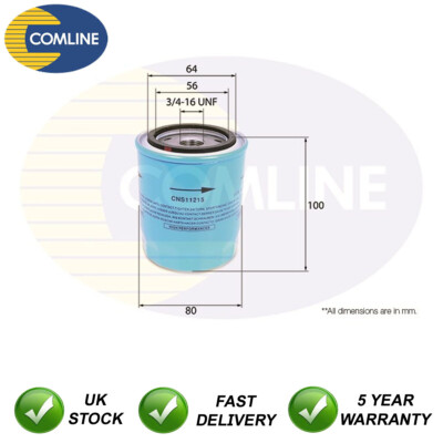 Oil Filter Comline Fits Nissan Isuzu Ford Subaru Infiniti + Other ...