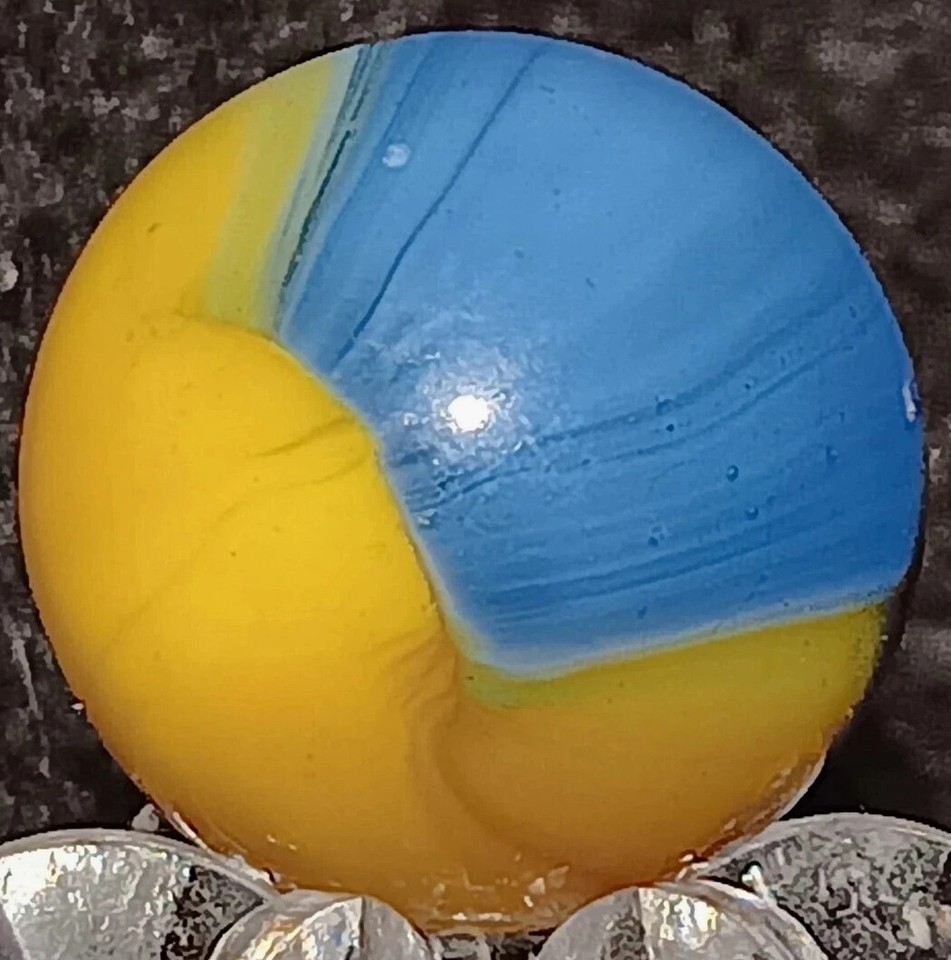Akro Agate Patch Marble. With Adventurine. .67" Mint- Condition. | eBay