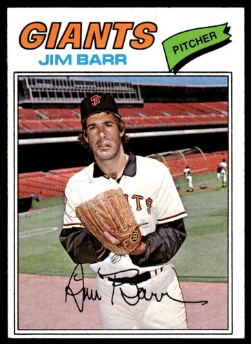 1977 Topps Jim Barr San Francisco Giants #609 | eBay