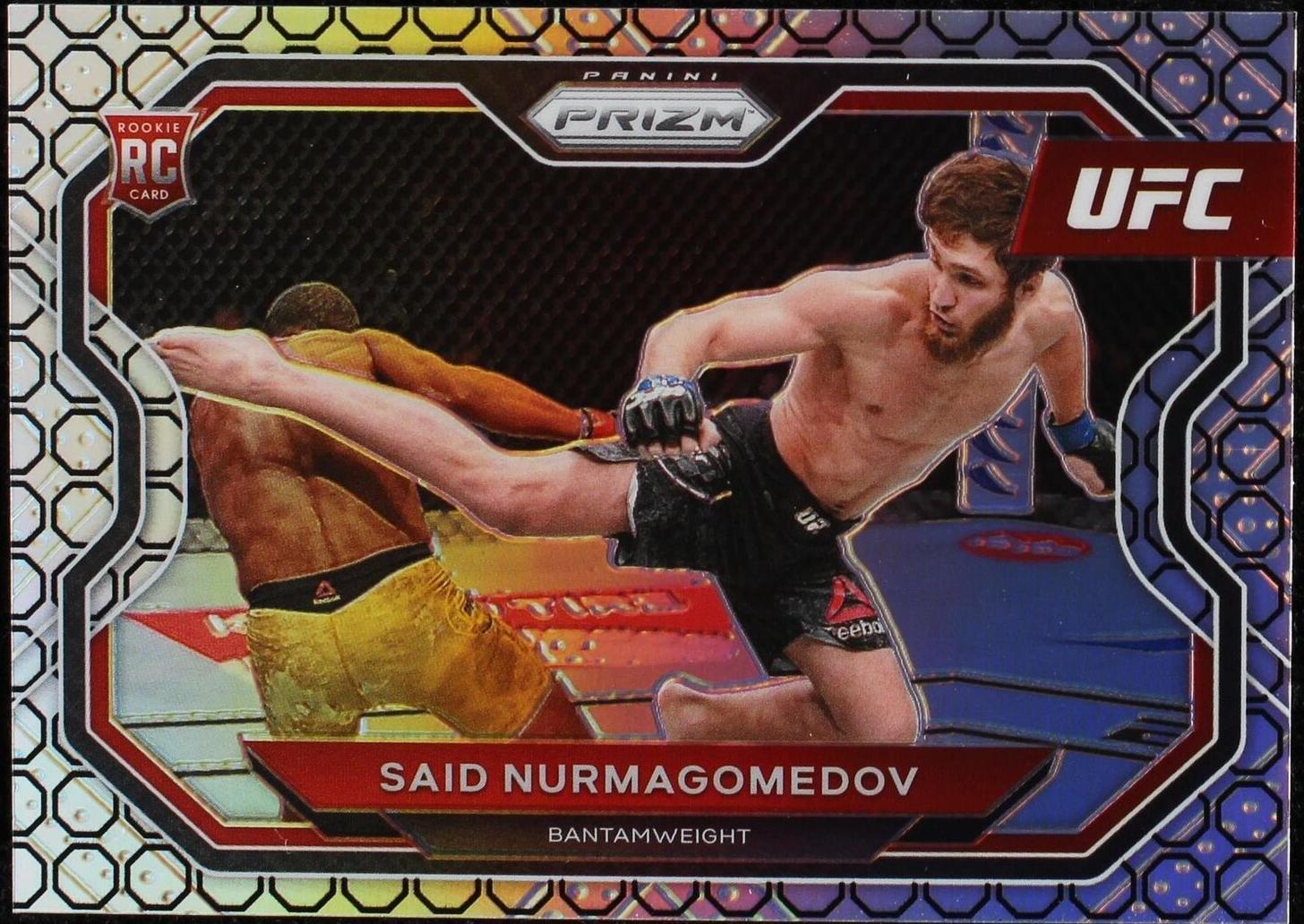 2021 Panini Prizm UFC - Said Nurmagomedov #137 Octagon Prizm /8 (RC ...