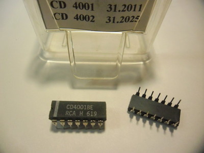 CD4001BE.LOT DE 2 - TRANSISTOR.NEUF Old stock.CD4001. | eBay