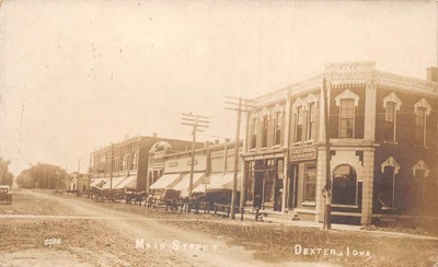 Dexter Iowa Main Street State Bank Real Photo Postcard AA102334 | eBay