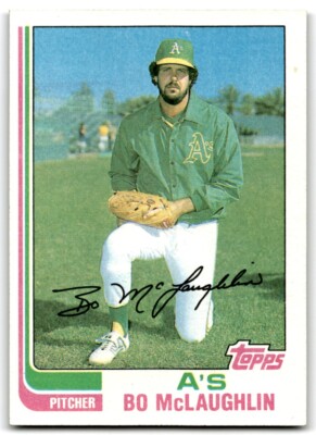 1982 Topps Bo McLaughlin Oakland Athletics #217 | eBay