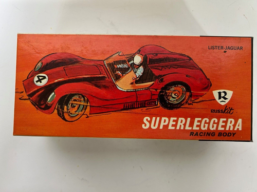 Russkit Lister Jaguar (yellow) 1/32 scale slot car body NIB | eBay