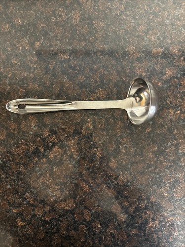 All Clad Stainless Steel 6 oz Serving Ladle 14" Long - Professional ...