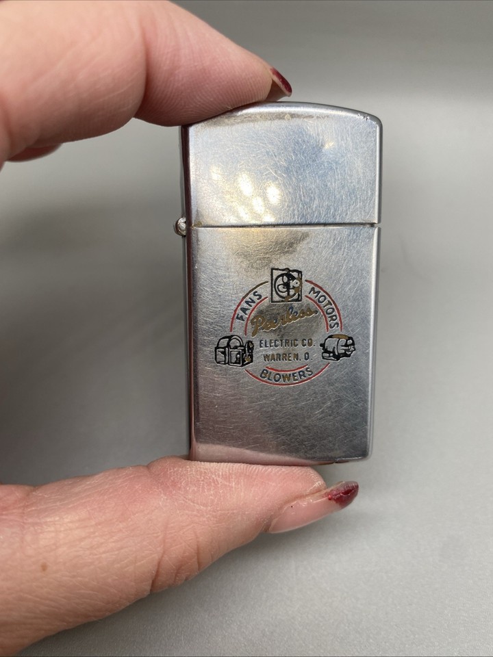 Vintage Zippo Lighter Advertising Peerless Electric Co. 2517191 1950s ...