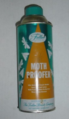 True Vintage Fuller Moth Proofer Spray Can Fuller Brush Company Sz 16 ...