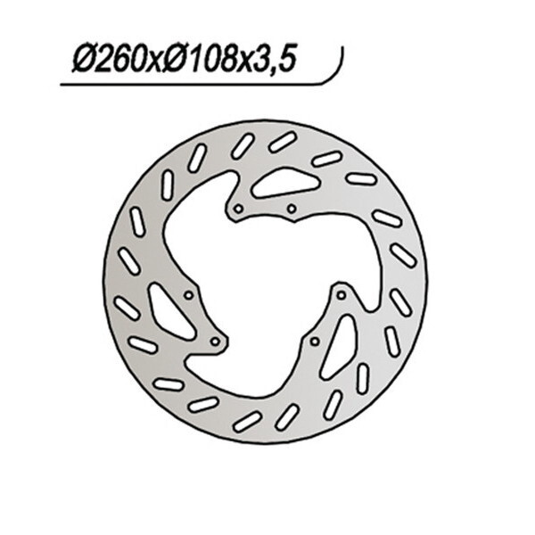 Brake Disc Front NG 193 Derbi Senda Sm x Treme (Sdr1fb) Leonelli 50 ...