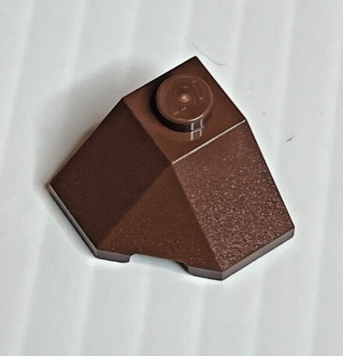 1 - LEGO 3548 Parts Slope 45 Degree - 2x2 Sloped Wedge Corner Red Brown ...