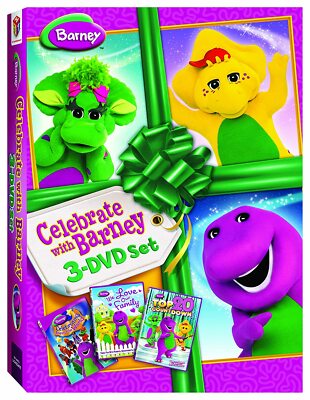 Celebrate With Barney 3-DVD Set (2012) brand NEW 3-DVD box set sealed ...