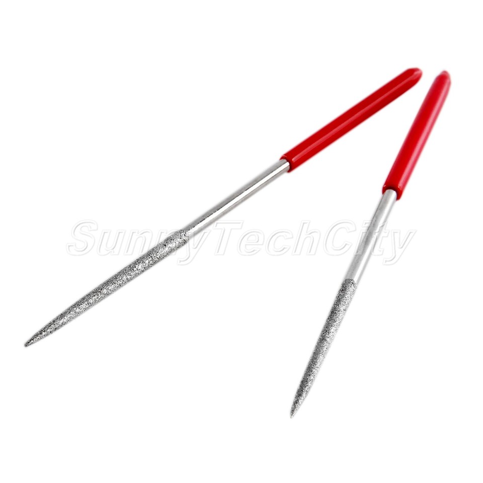 Mini Diamond Needle Files 3*140mm Round Needle File with Diamond ...