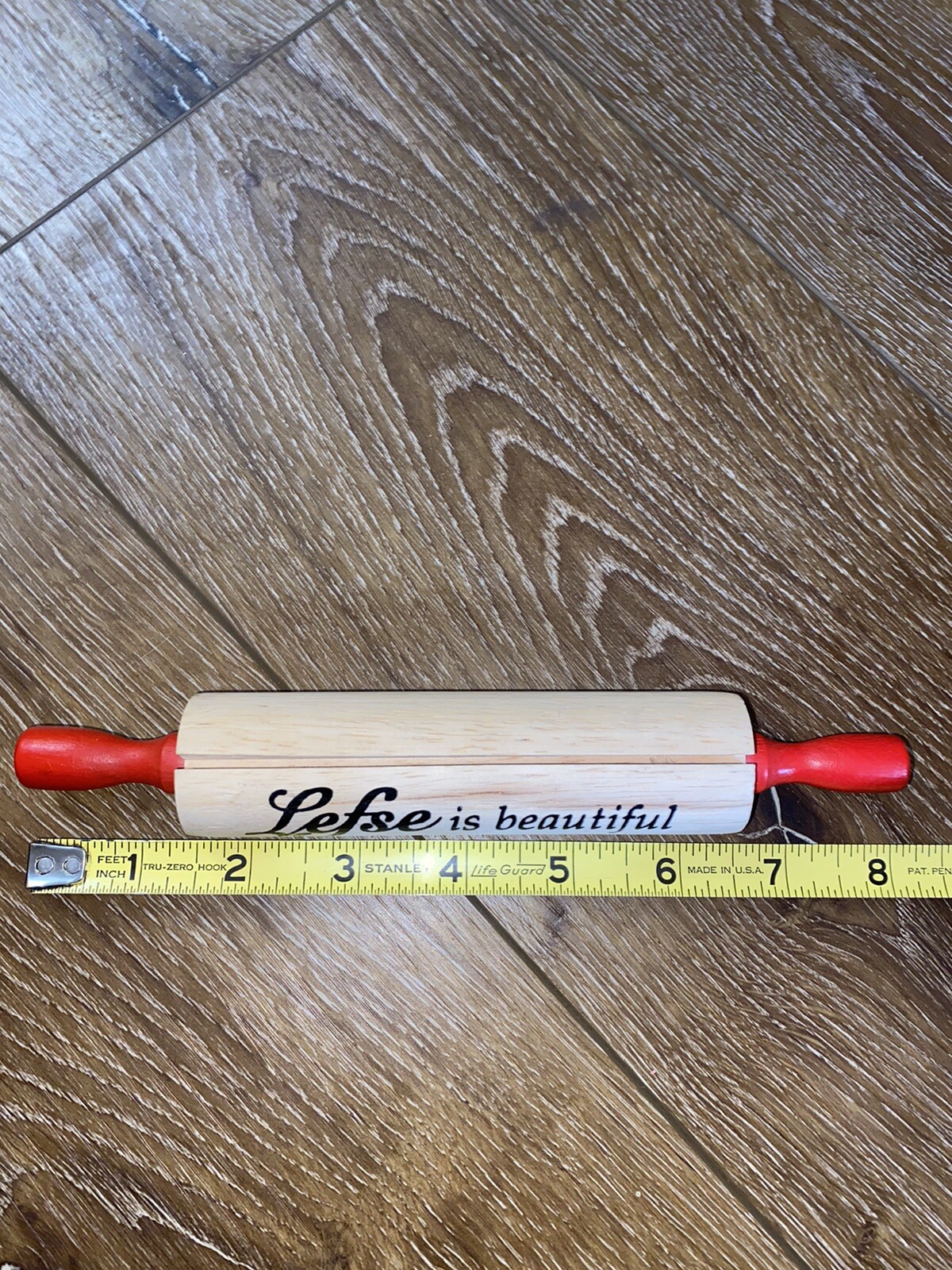 Vintage Lefse Rolling Pin Norwegian Scandinavian Cooking Cresco Iowa | eBay