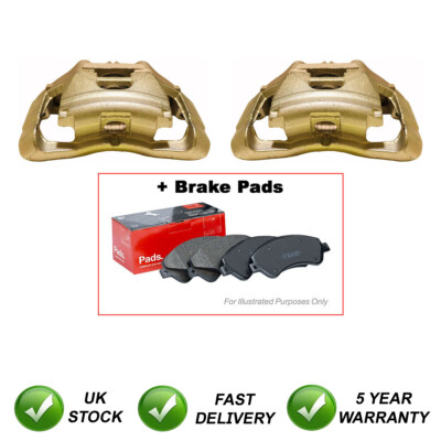 Brake Calipers + Pads Front SJR Fits Audi A8 2002-2010 #1 4F0615123 ...