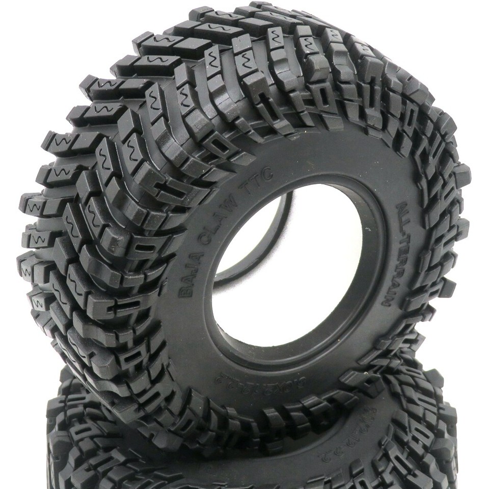 4pcs RC 2.2 Mud Rock Crawler Tires Height 127mm/5.0'' Baja Claw Soft ...