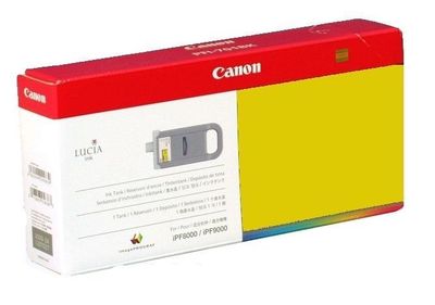 Original Ink Canon IPF8000 8000s IPF9000 s / PFI-701Y Yellow 700ml ...