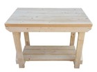 Work Bench Super Heavy Duty Wooden Garage Industrial Table Made of 2x6 ...