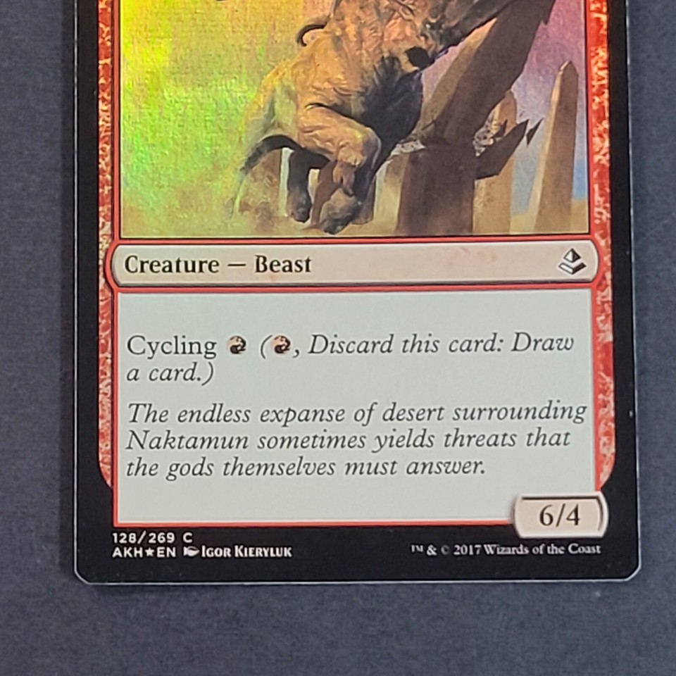 MTG Card - 1x Desert Cerodon - Amonkhet - NM - Foil - Red - Magic The ...