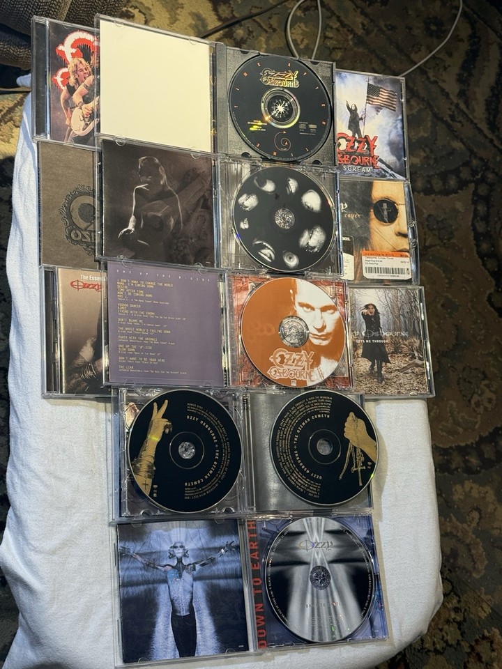 OZZY OSBOURNE (26 Compact Disc Lot)/OOP/Rare/Imports/Used & Excellent ...