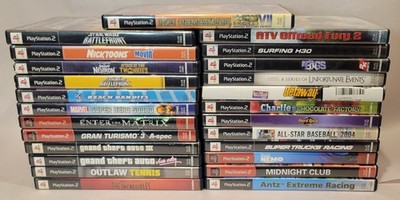2000s Sony PlayStation 2 PS2 Video Game Lot of 25 Mixed Games Bundle ...