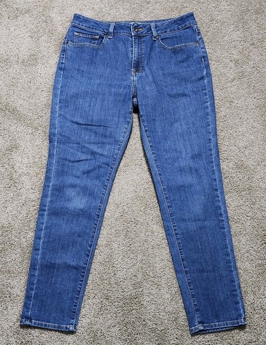 L.L. Bean Jeans Womens Size 10P 30x26 Classic Fit Straight Leg Med Wash ...