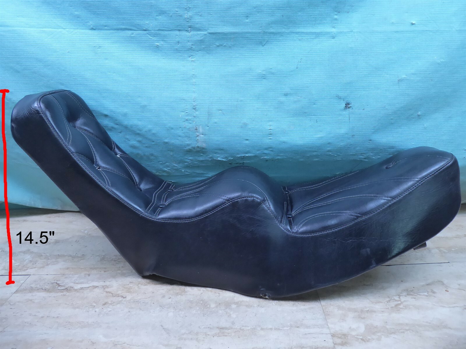 Vintage Custom Corbin Gentry High Back Chopper Double Seat Saddle ...