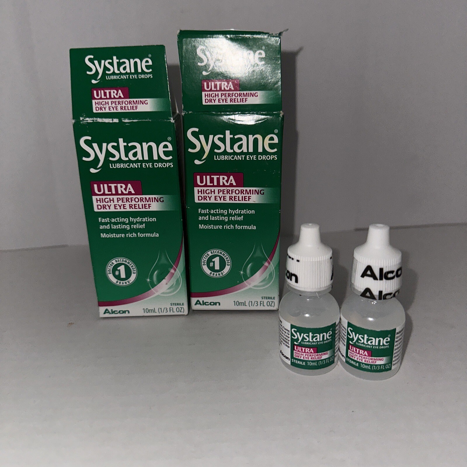 Lot Of 2 SYSTANE ULTRA High Performing Dry Eye Drops 10 mL Exp 05/25 ...