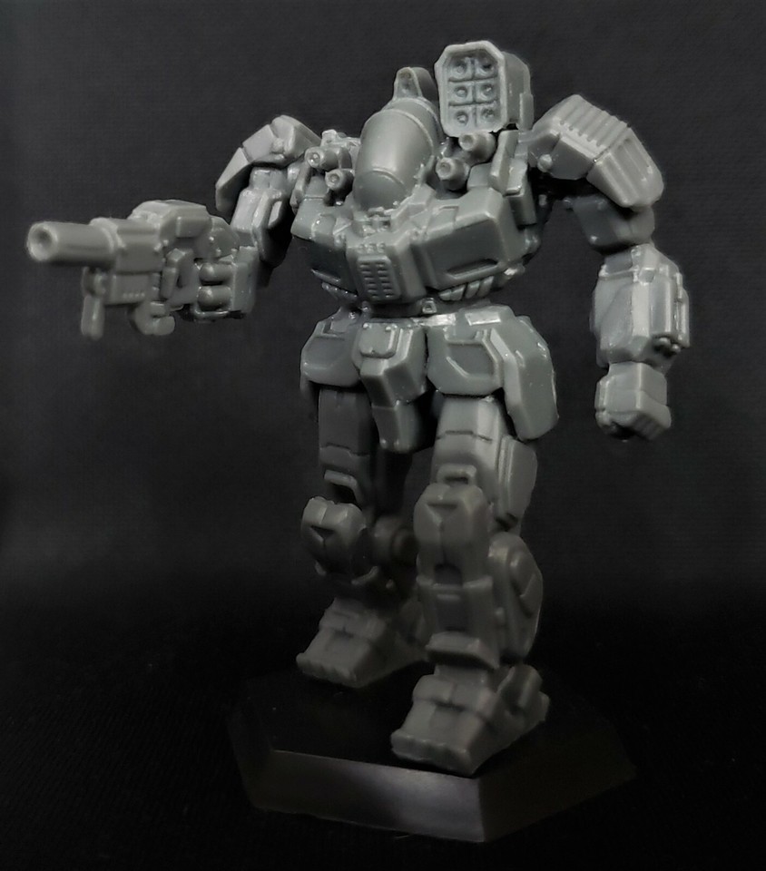 Battletech Miniatures Battlemaster + Pilot, Mech Cards A Game of ...