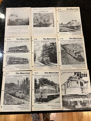 19 The Short Line Magazines, 1980 - 2005 + 2 Short Line Railroader ...
