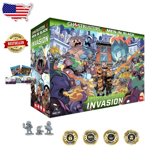 Multicolor Ecto-Terrestrial Invasion Board Game with Iconic Characters ...