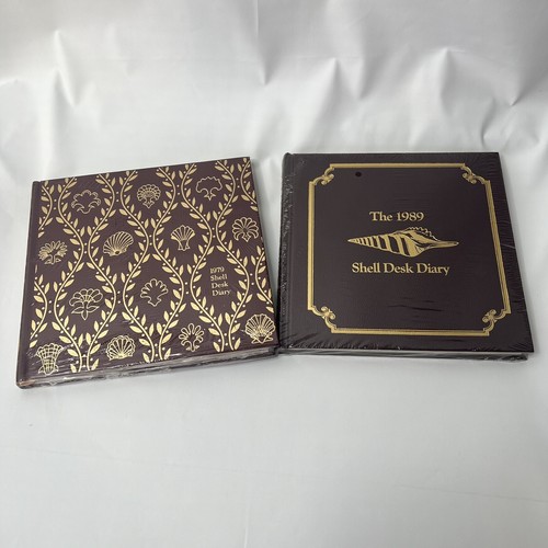 Vintage The Shell Desk Diary 1979 & 1989 New Sealed | eBay