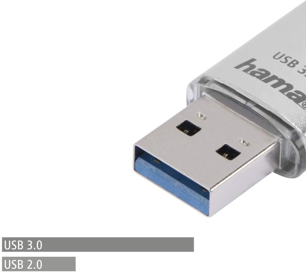 Hama 256Gb C-Laeta USB Stick USB-C USB A 3.1 Pen Drive silver, OTG ...