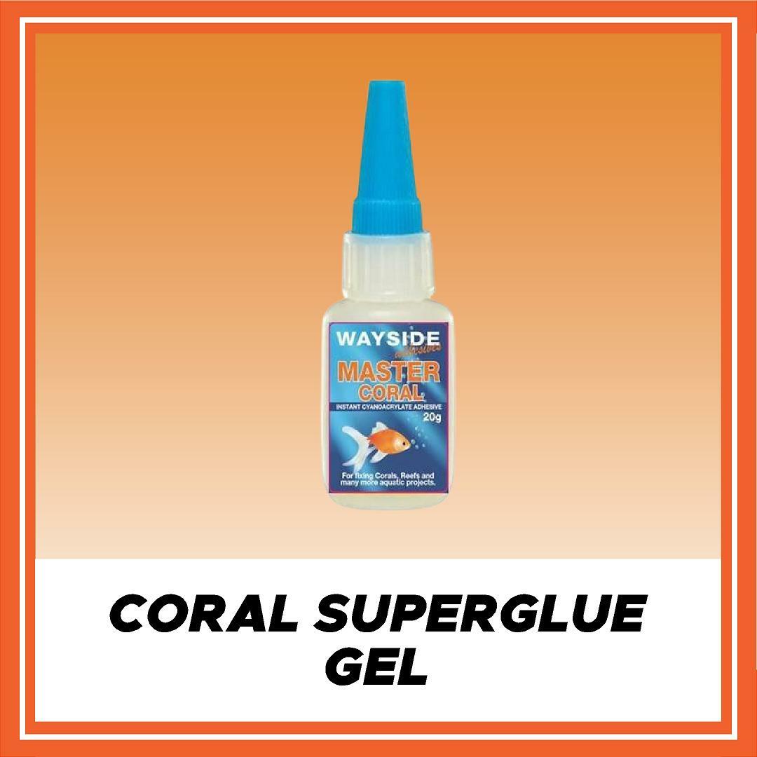 CORAL FRAGGING AQUARIUM FISH MARINE FRAG SUPERGLUE GLUE FIX THICK GEL ...