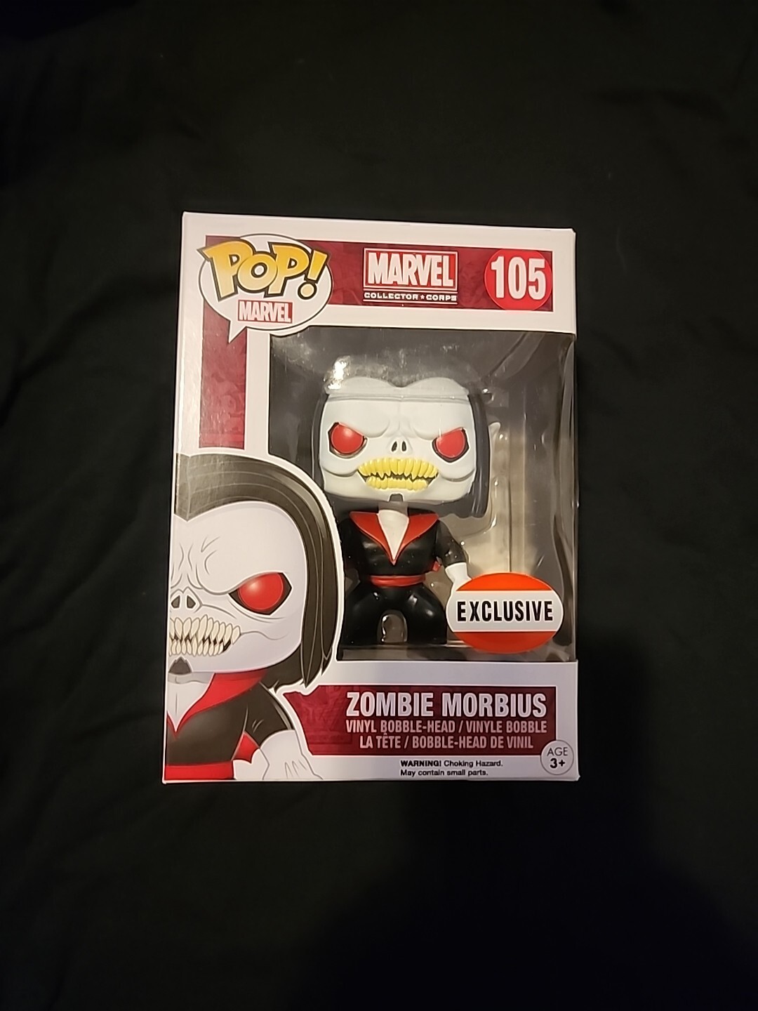 Zombie Morbius Funko Pop Marvel Collector Corps Exclusive #105 Vaulted ...