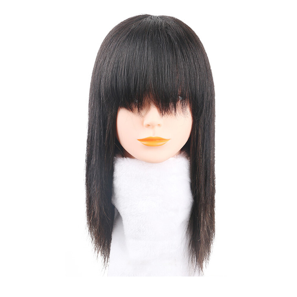 100% Human Hair Topper Toupee for Women Clip in Hairpiece Top Piece ...