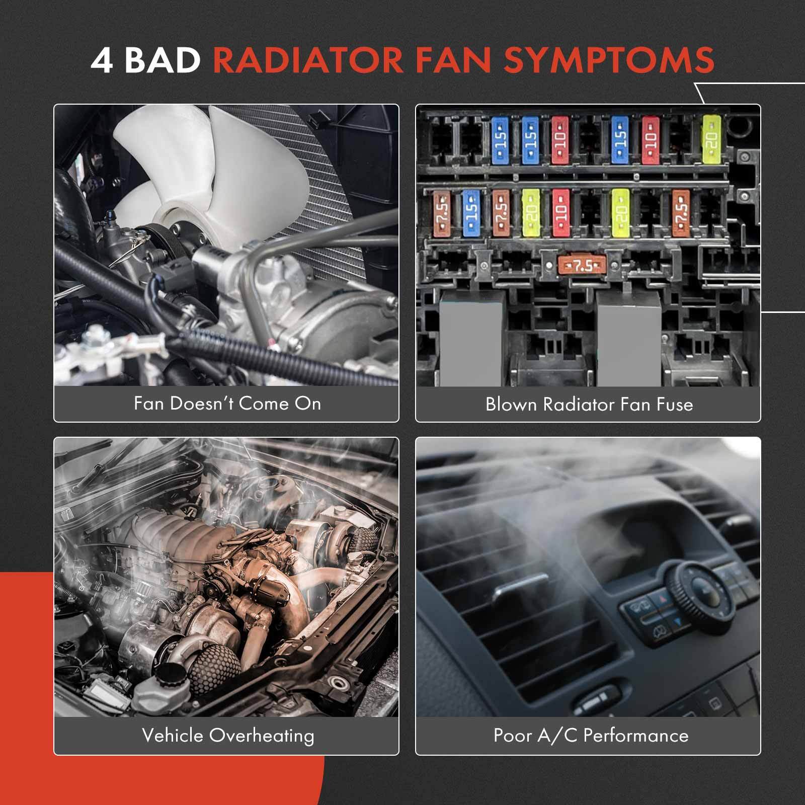 Right Radiator Cooling Fan for Audi A4 A5 Q5 allroad A5 Quattro Porsche ...