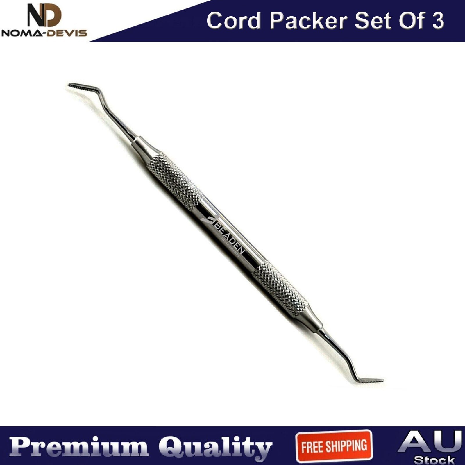 Atraumatic Cord Gingival Packer Retraction Serrated Dental Instruments ...