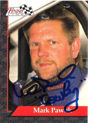 MARK PAWUK signed 1993 FINISH LINE trading card NHRA #99 (2) | eBay