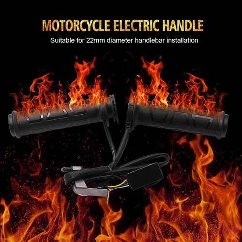 Upgrade Adjustable Motorcycle Handlebar 22mm Electric Heated Handle ...