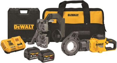DeWalt DCE700X2 Flexvolt 60V MAX Brushless Cordless Pipe Threader Kit ...