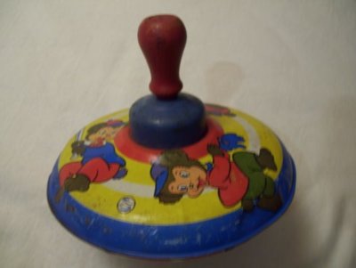Vintage 1950's Metal Spinning Top.....Pre-Owned | eBay
