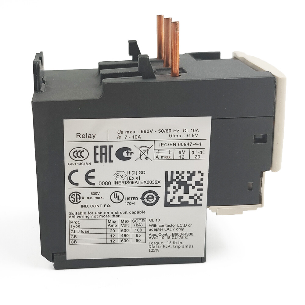 TeSys LRD Thermal Overload relay LRD14 LRD14C 7-10A fit for new LC1D ...