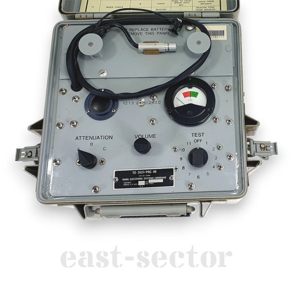 Military Radio Test Set TS-3527 AN/PRC-96 US Navy Army Vietnam Era USMC ...