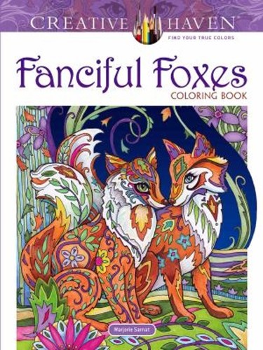 Creative Haven Fanciful Foxes Coloring Book Paperback Marjorie Sa ...