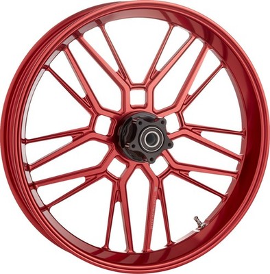 Arlen Ness 19" x 3.5" Split-Spoke Forged Red Front Wheel (330-016) | eBay
