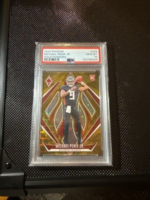 2024 Phoenix Michael Penix Jr. Gold Pandora /10 PSA 10 POP 1 Atlanta ...
