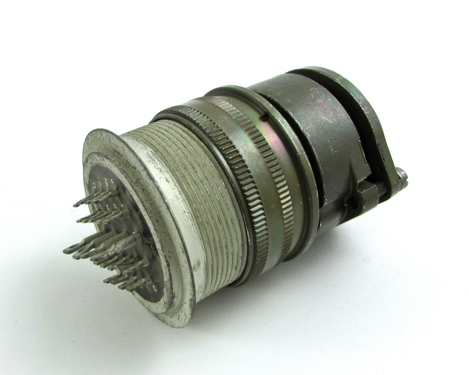 Connector Mated Pair w/ 22 Solder Contacts Size 28 & Shell Hermetic ...